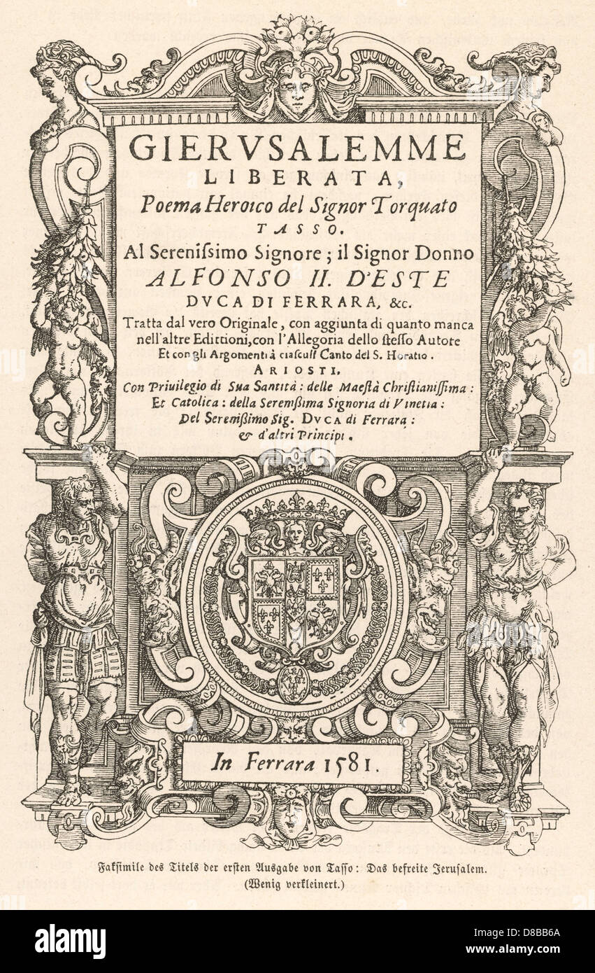 Tasso poem hi-res stock photography and images - Alamy