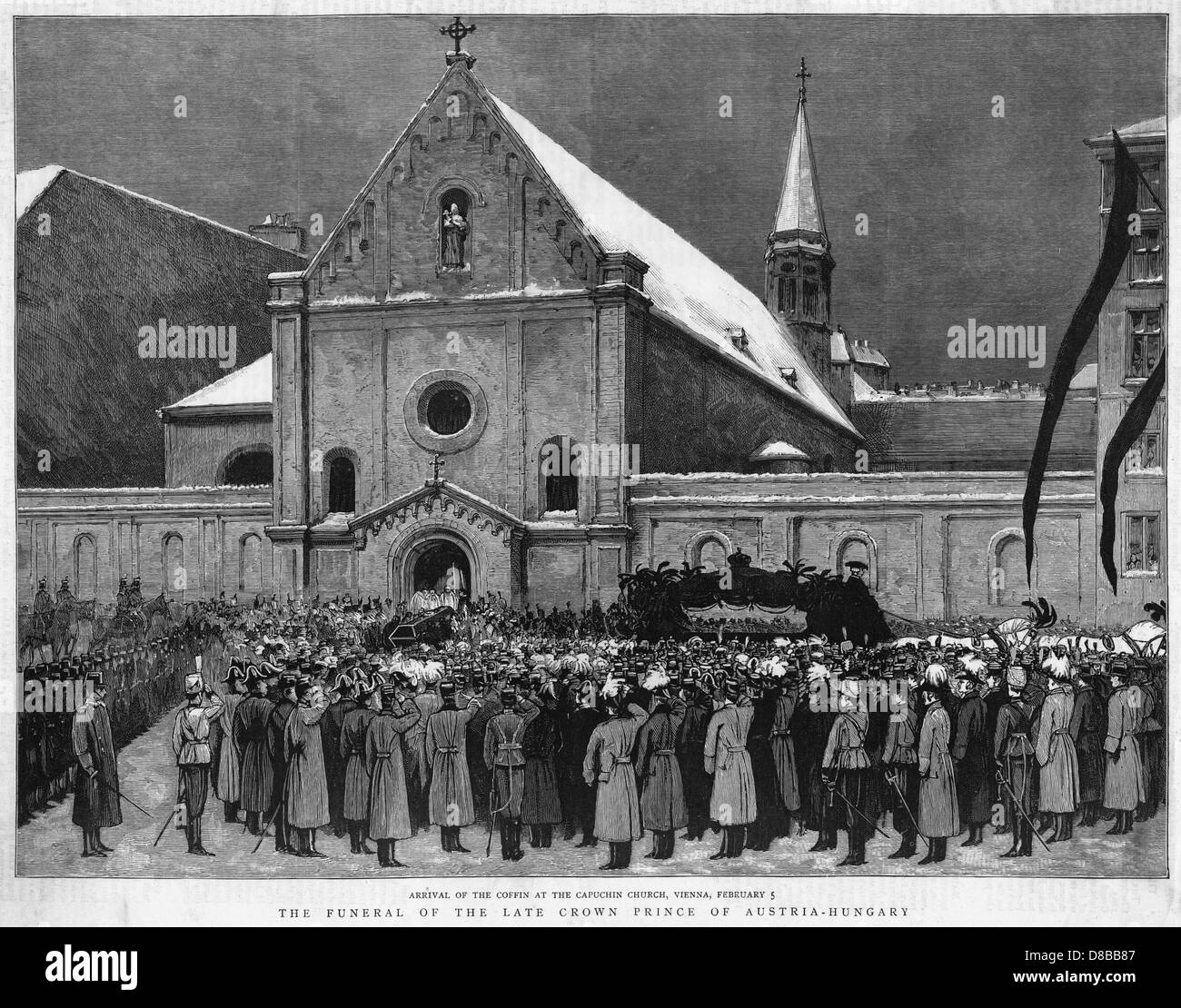 Funeral coffin church Black and White Stock Photos & Images - Alamy