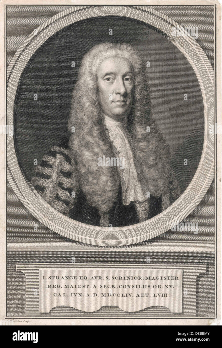 Sir John Strange Stock Photo - Alamy