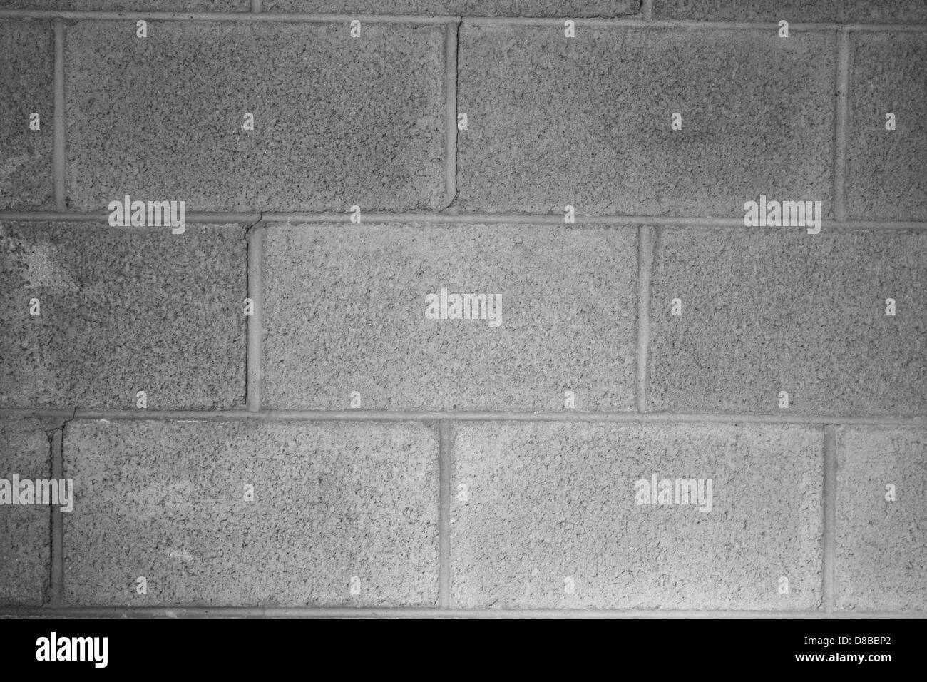 Cinder block wall Black and White Stock Photos & Images - Alamy