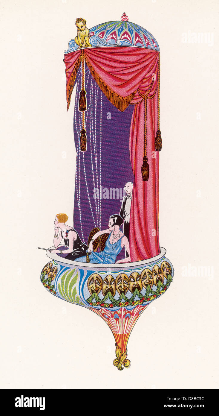 THEATRE GOING 1931 Stock Photo - Alamy