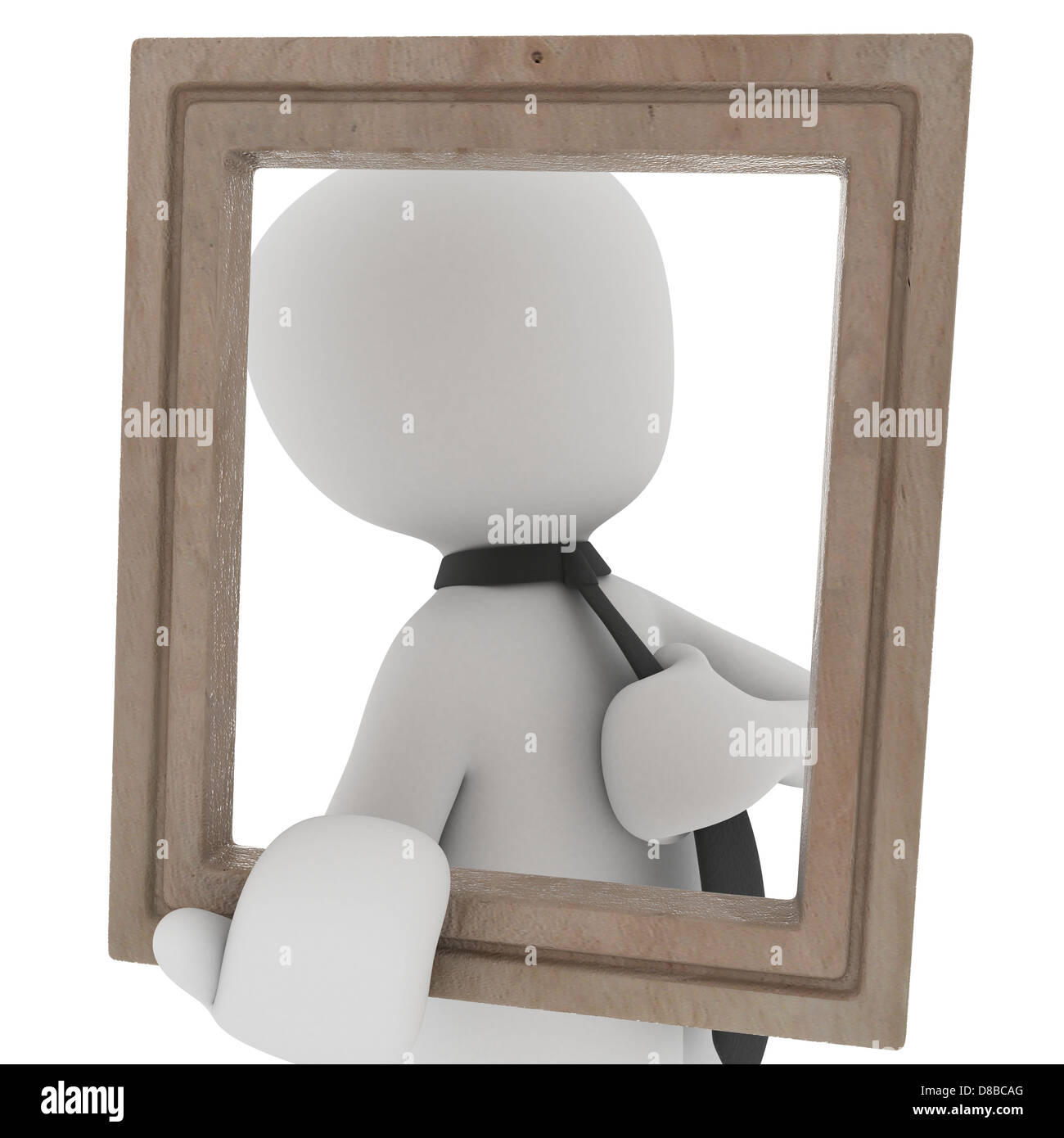 A showman poses in a frame Stock Photo - Alamy