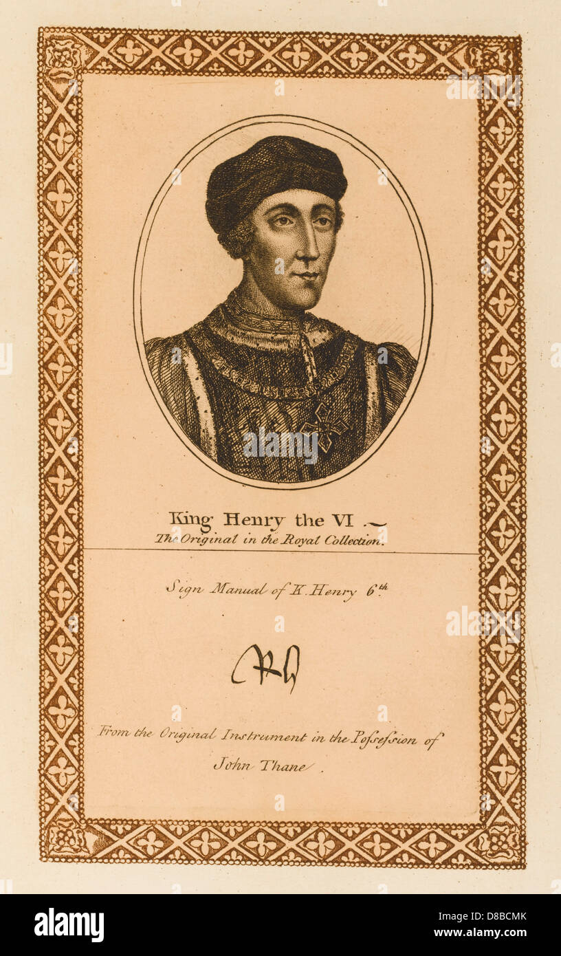King Henry VI Stock Photo - Alamy