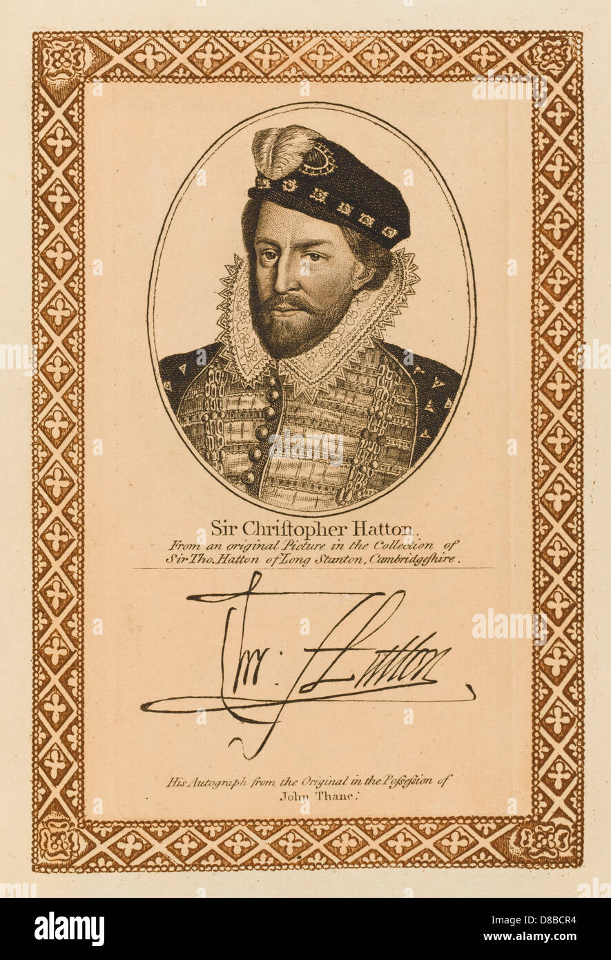 Sir christopher hatton hi-res stock photography and images - Alamy