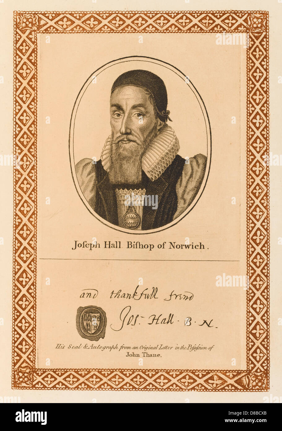 JOSEPH HALL, BISHOP Stock Photo - Alamy