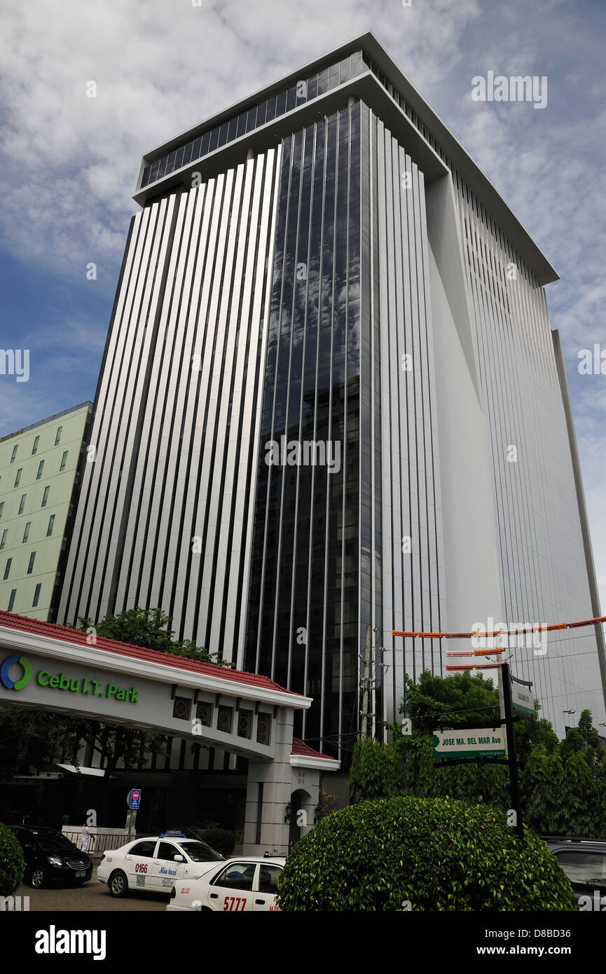 Entrance to Cebu I.T. Park Philippines Stock Photo - Alamy