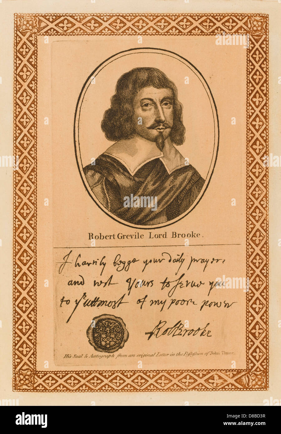 Lord robert brooke hi-res stock photography and images - Alamy