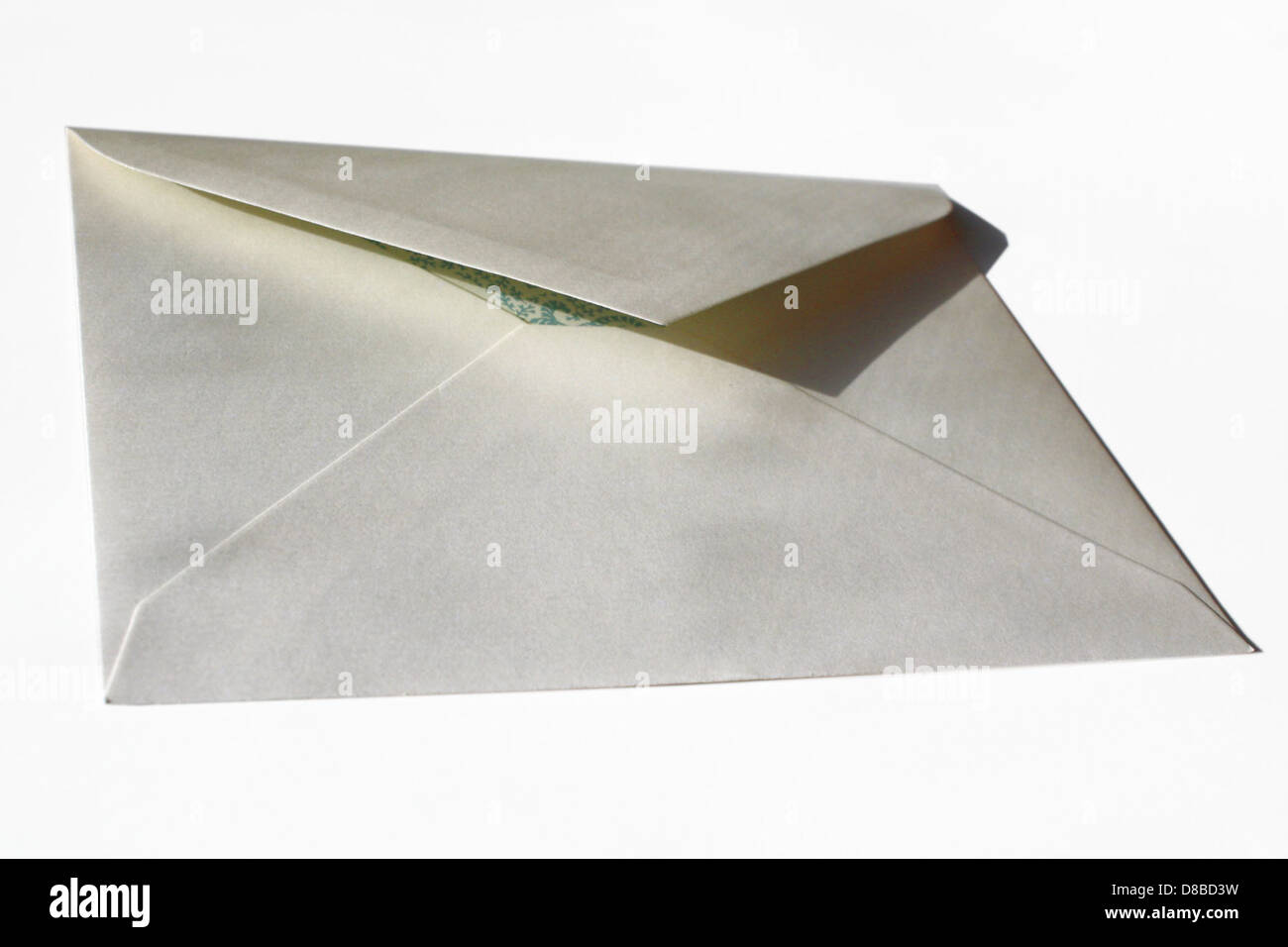 A simple, closed envelope typically used for sending letters or ...