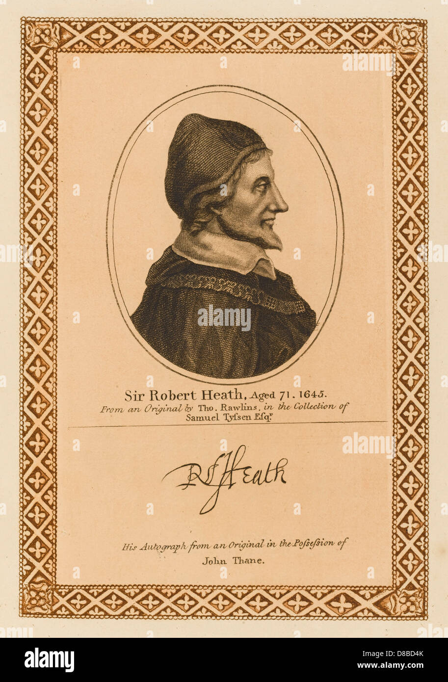 SIR ROBERT HEATH Stock Photo - Alamy