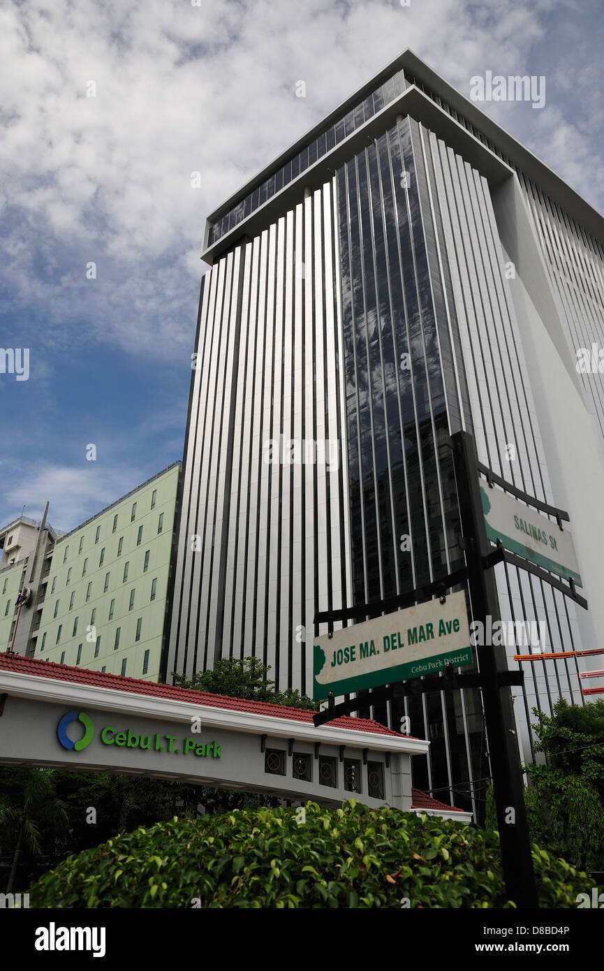 Entrance to Cebu I.T. Park Cebu City Philippines Stock Photo - Alamy