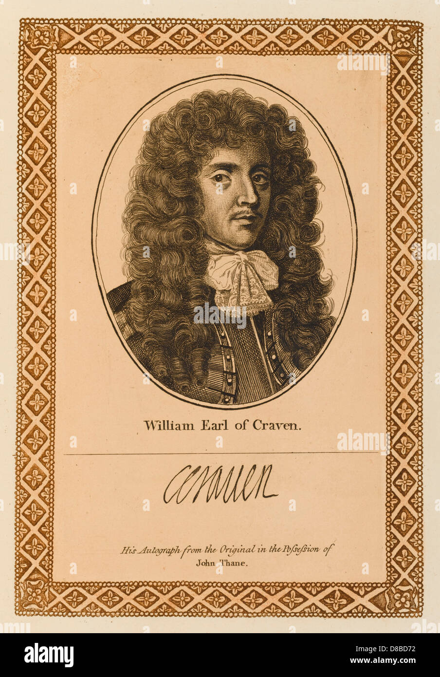 WILLIAM EARL OF CRAVEN Stock Photo - Alamy