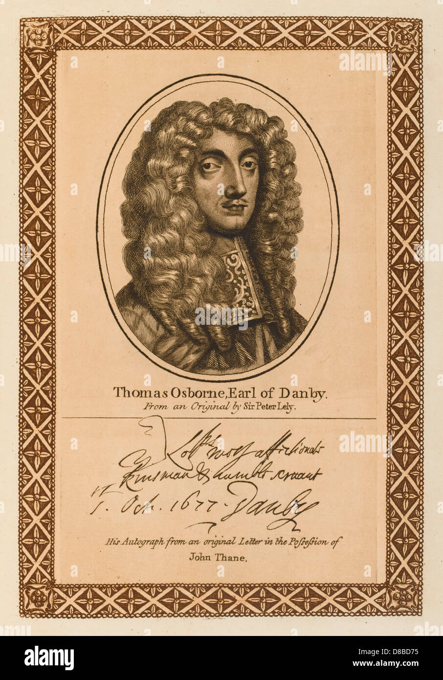 Danby earl of hi-res stock photography and images - Alamy