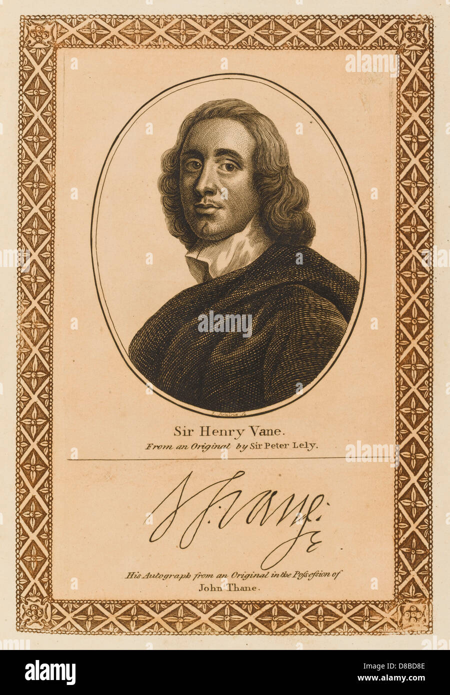 SIR HENRY VANE Stock Photo - Alamy