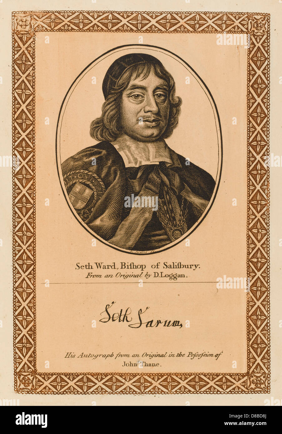 SETH WARD, BISHOP Stock Photo - Alamy