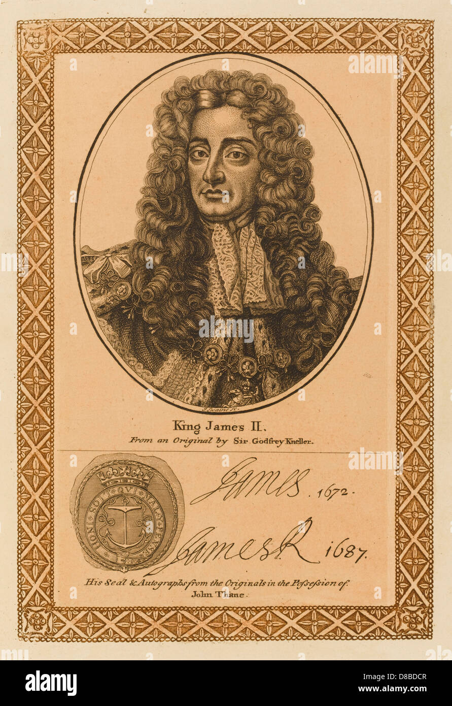 James ii 1633 1701 hi-res stock photography and images - Alamy