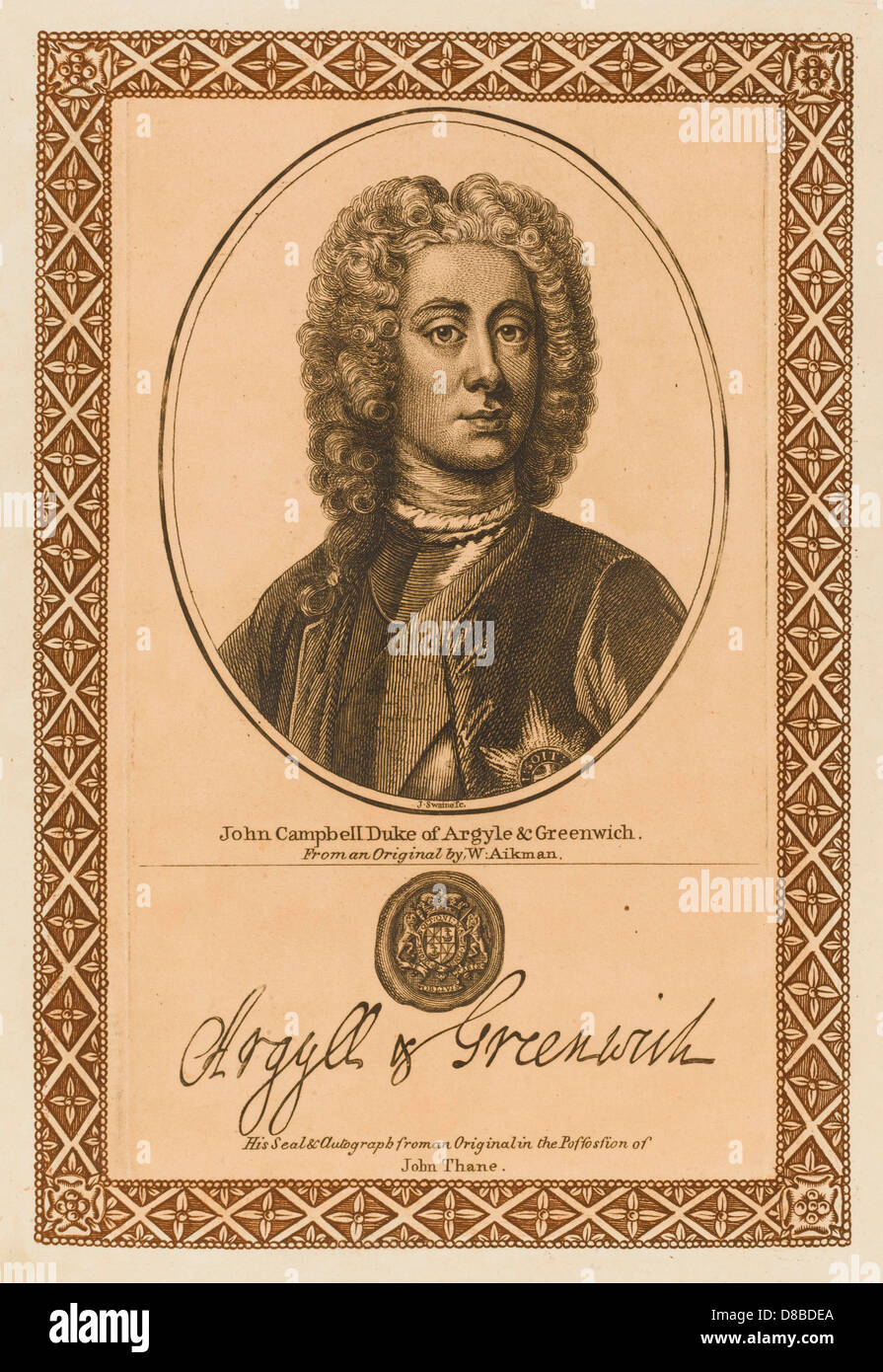 JOHN DUKE OF ARGYLL Stock Photo - Alamy