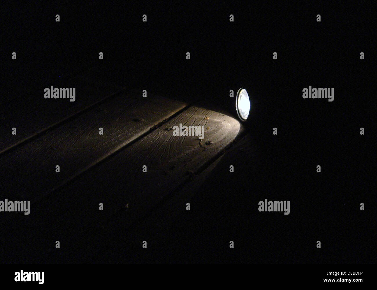 flashlight in the dark Stock Photo - Alamy