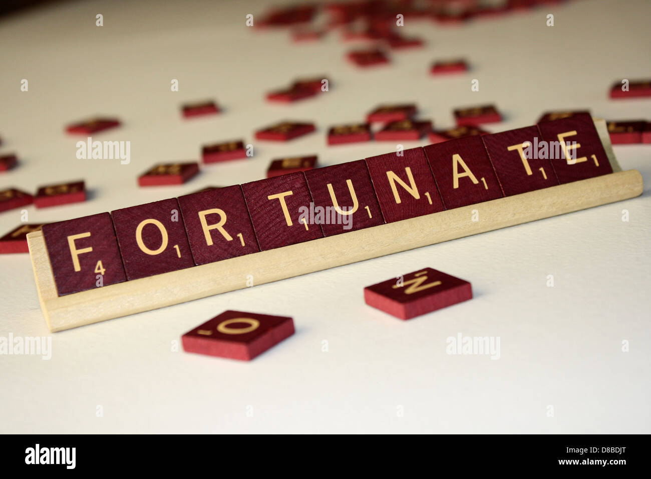 A person feeling fortunate, possibly after a moment of good luck or ...