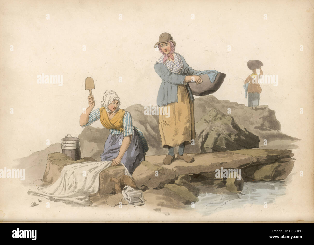 The washerwomen hi-res stock photography and images - Alamy
