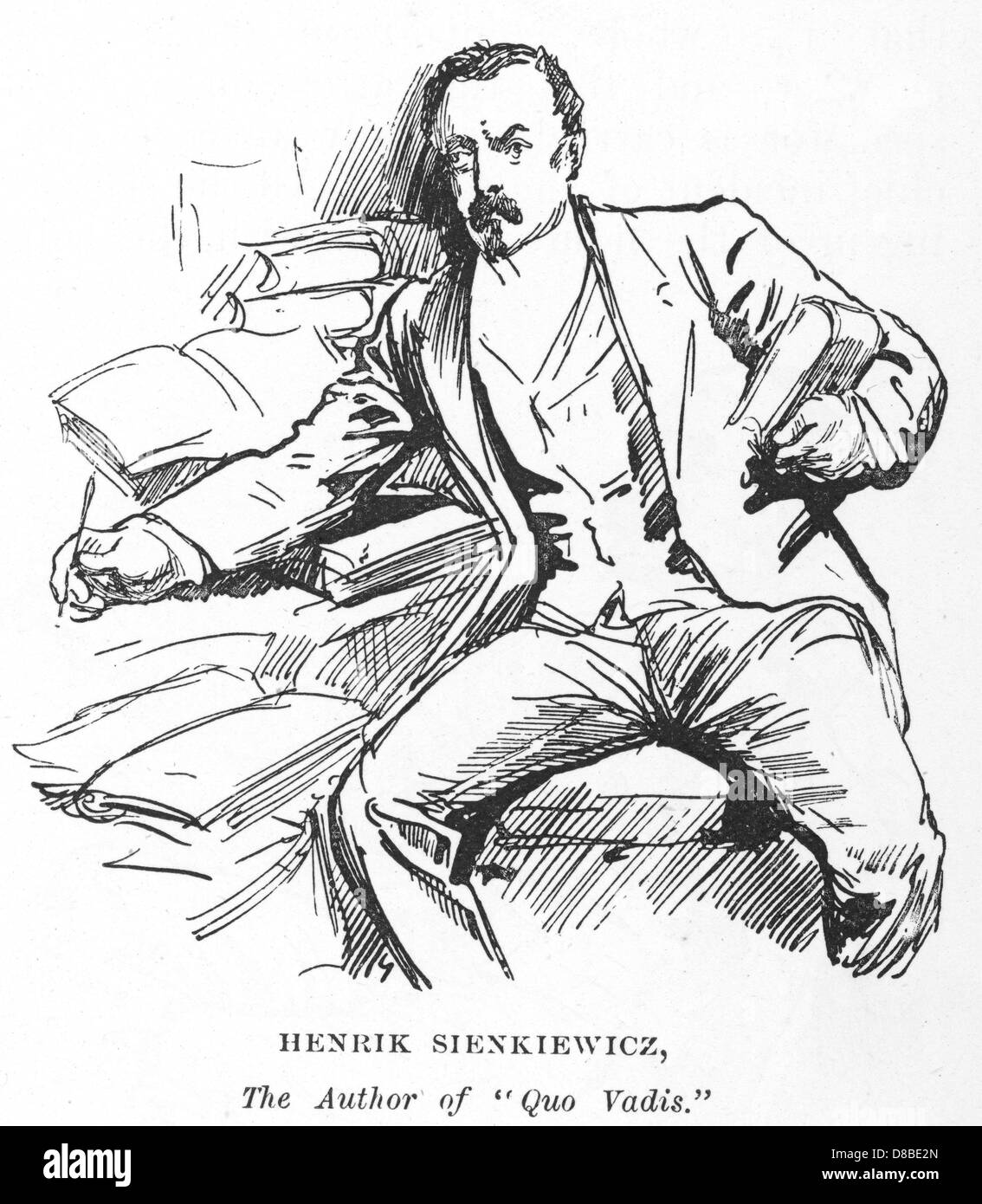 Henryk Adam Aleksandr Pius Sienkiewicz Pseudonym High Resolution Stock ...