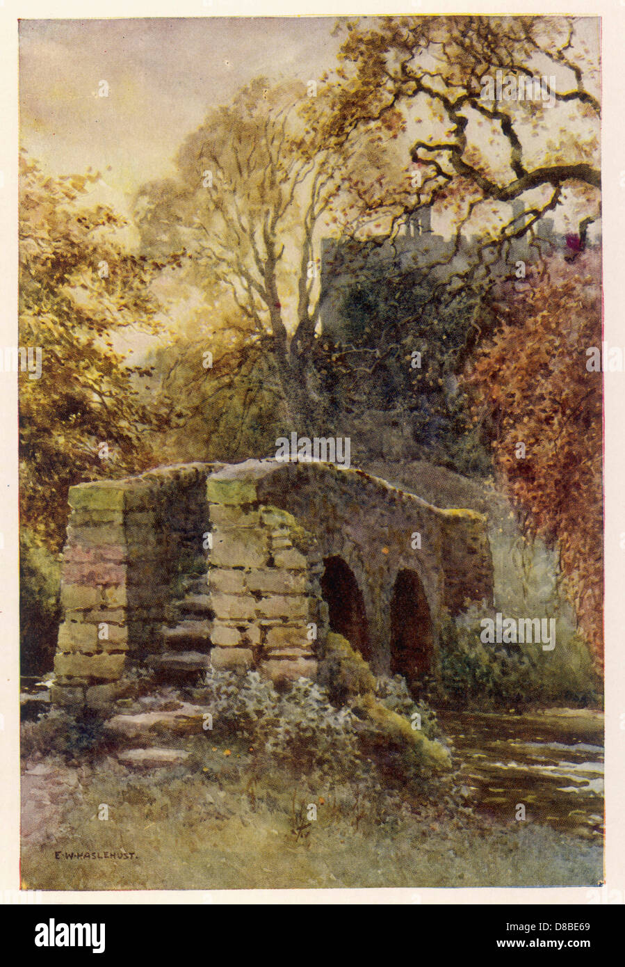 HADDON HALL - BRIDGE Stock Photo - Alamy