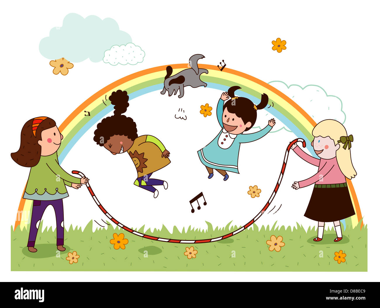 Jump rope four hi-res stock photography and images - Alamy
