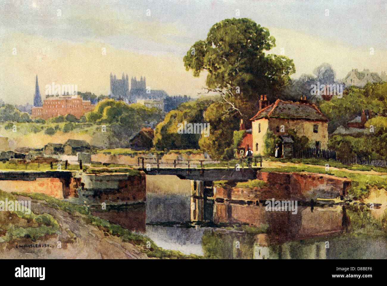EXETER GENERAL VIEW Stock Photo - Alamy