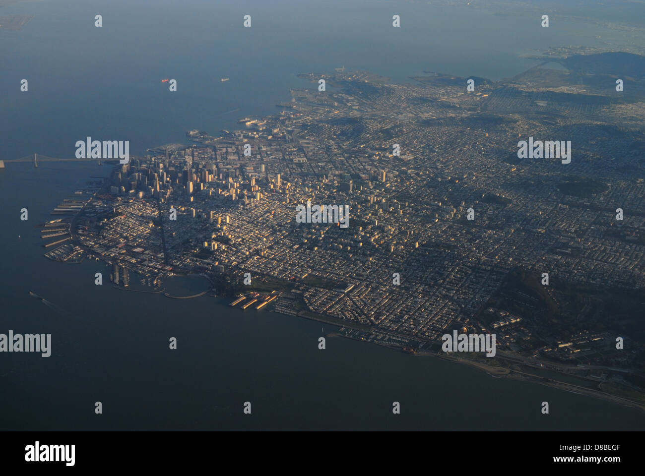 Aerial front view golden gate hi-res stock photography and images - Alamy