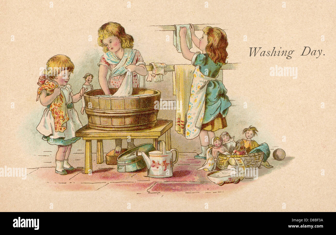 Dolls laundry hi-res stock photography and images - Alamy