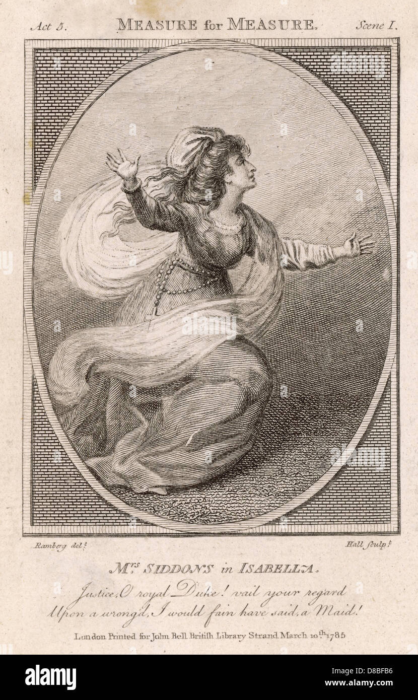 Sarah Siddons - Isabella Stock Photo - Alamy