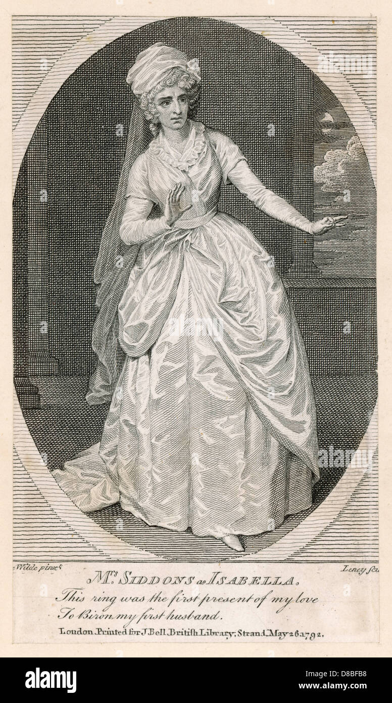 Actress sarah siddons hi-res stock photography and images - Alamy