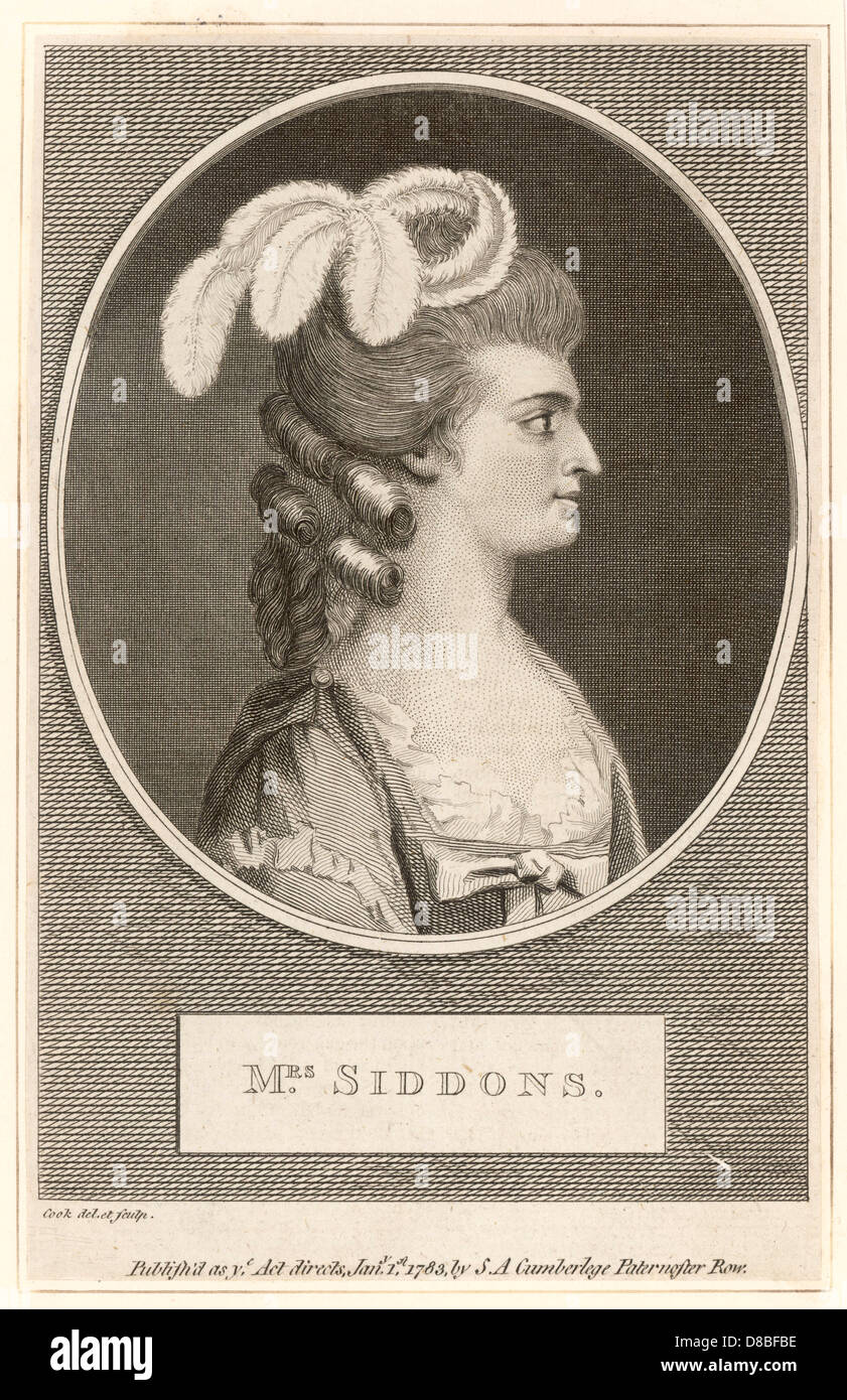 Sarah siddons nee kemble hi-res stock photography and images - Alamy