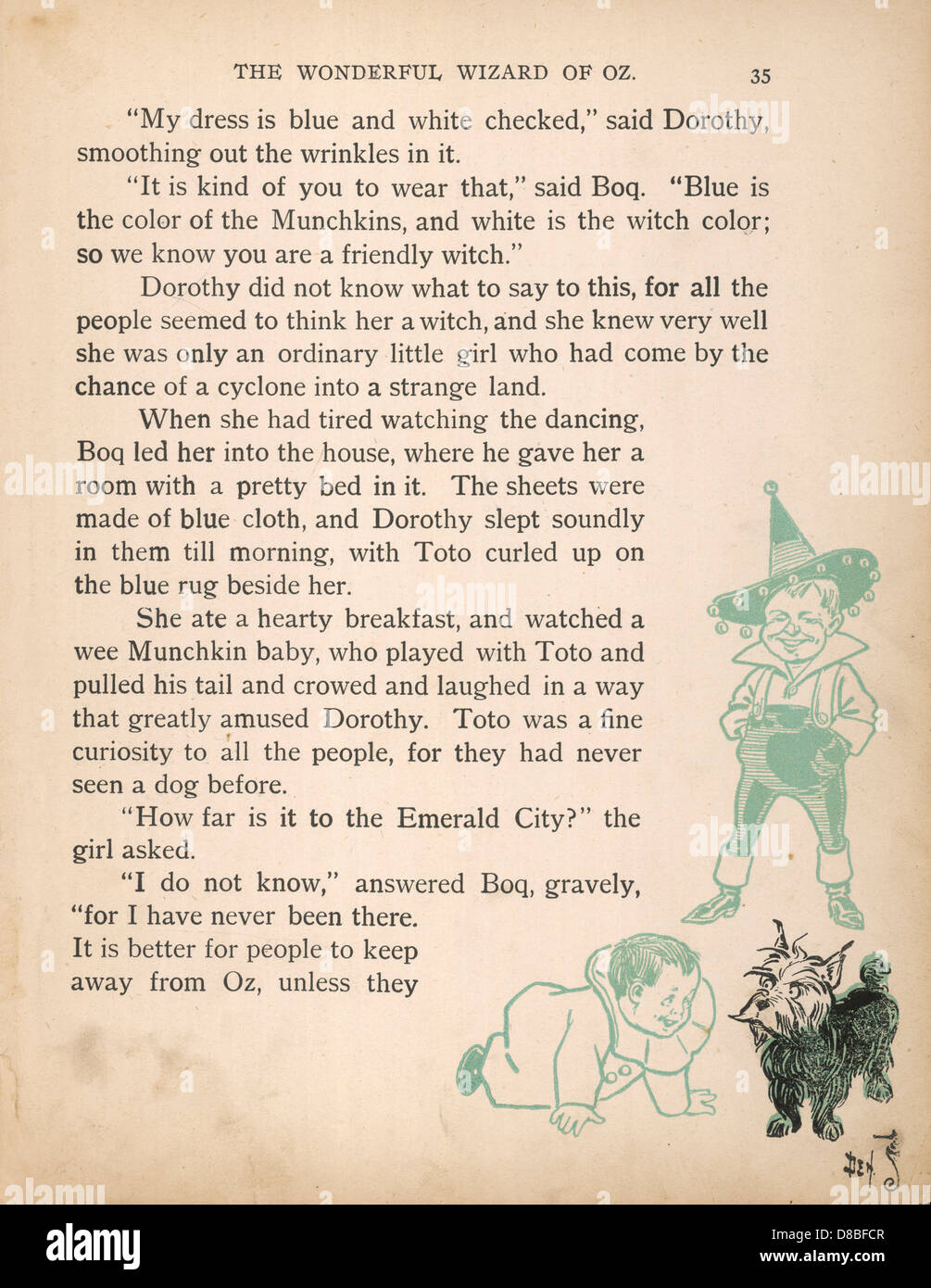 Munchkins wizard of oz hi-res stock photography and images - Alamy