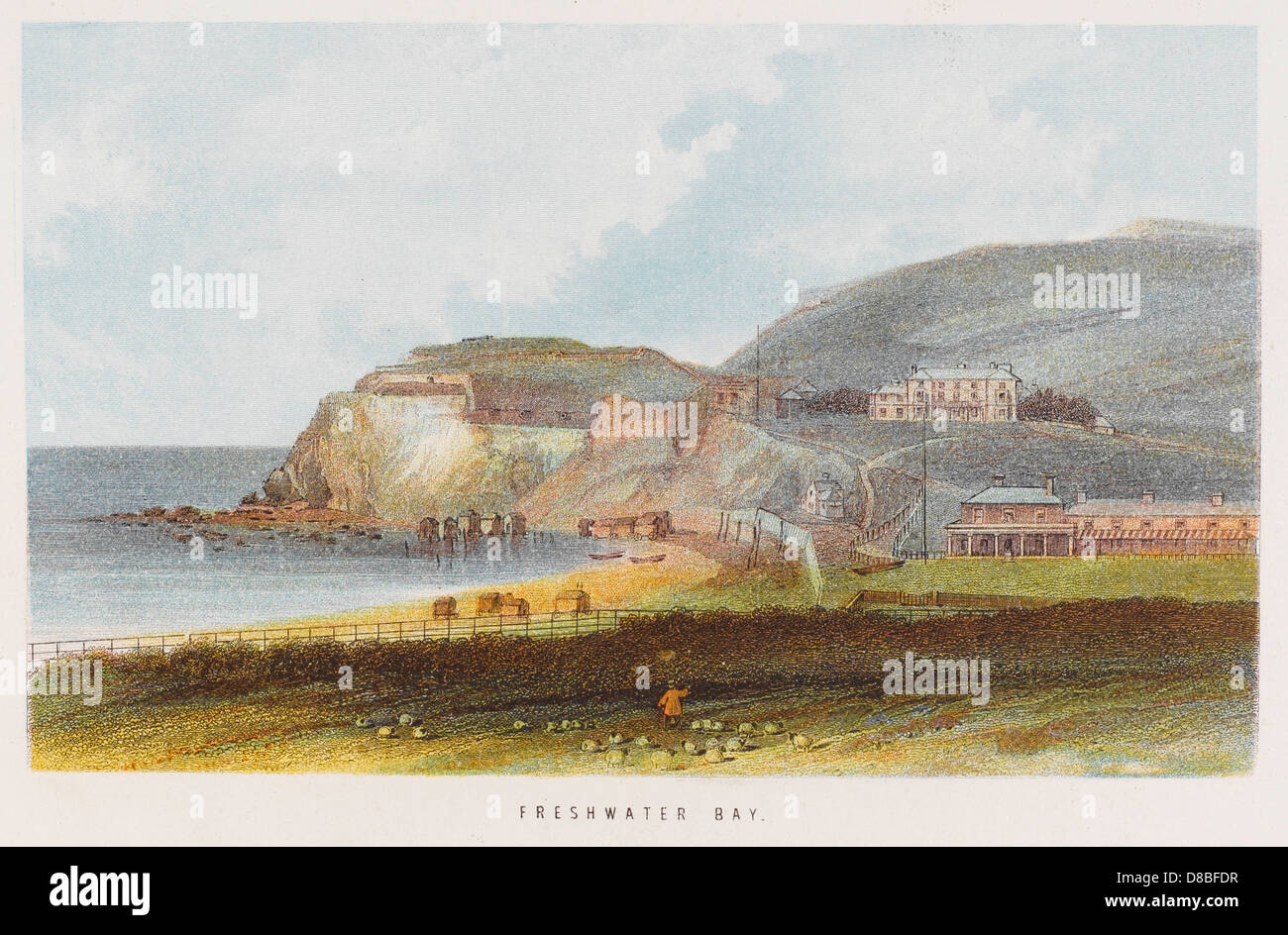Freshwater bay iow hi-res stock photography and images - Alamy