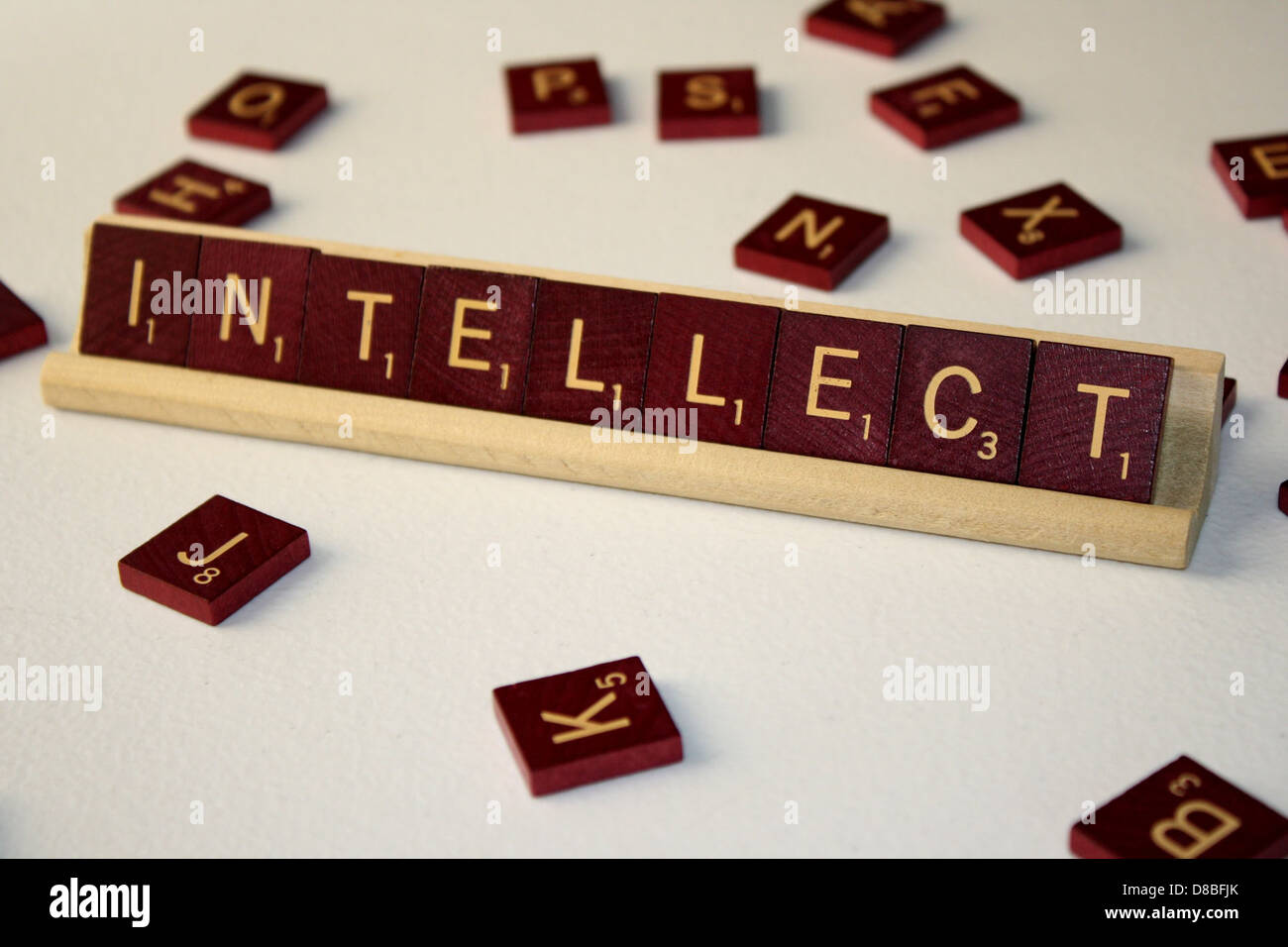 A conceptual representation of intellect, featuring a human brain ...