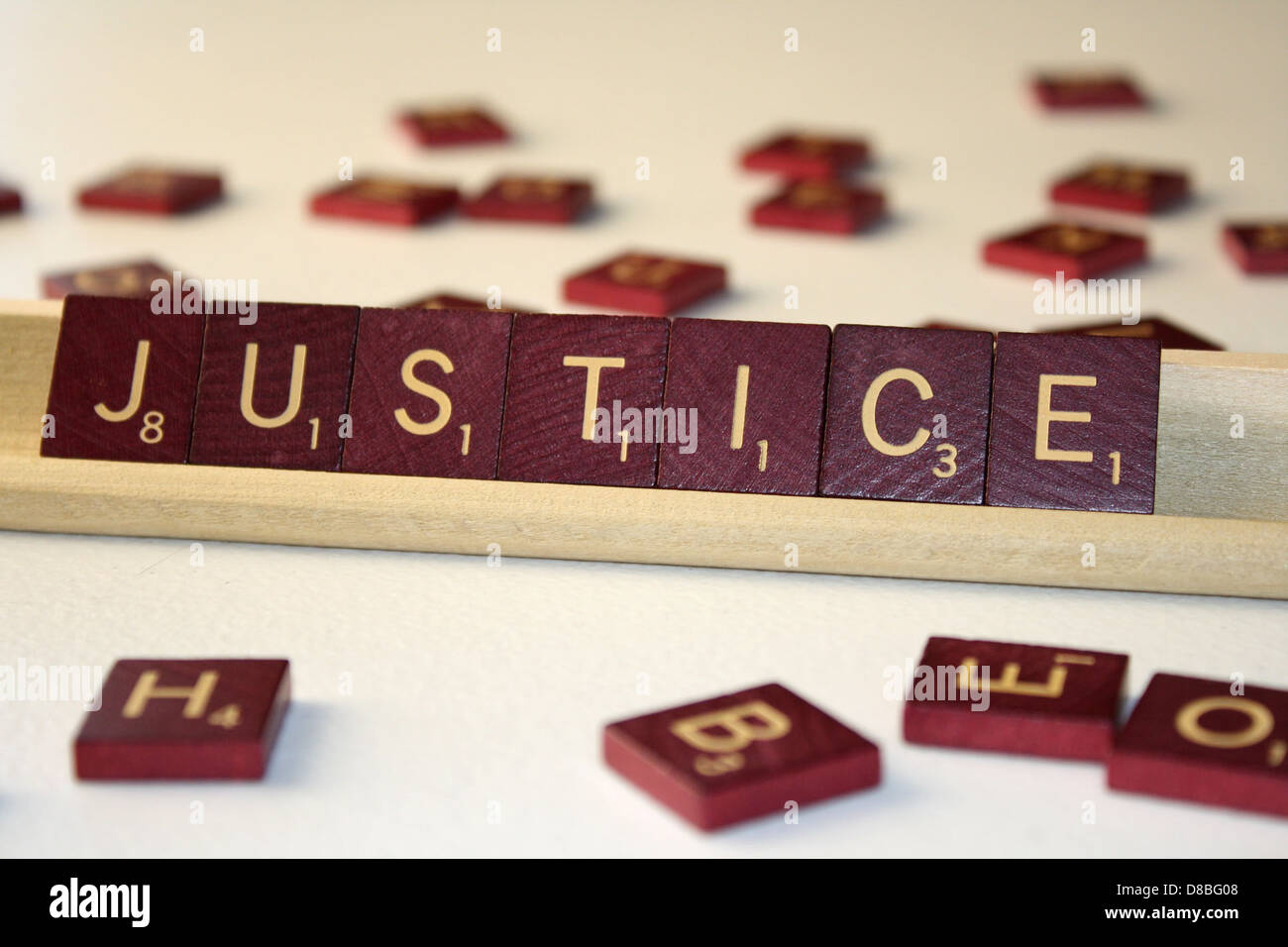 A symbolic representation of justice, often depicted with the scales of ...