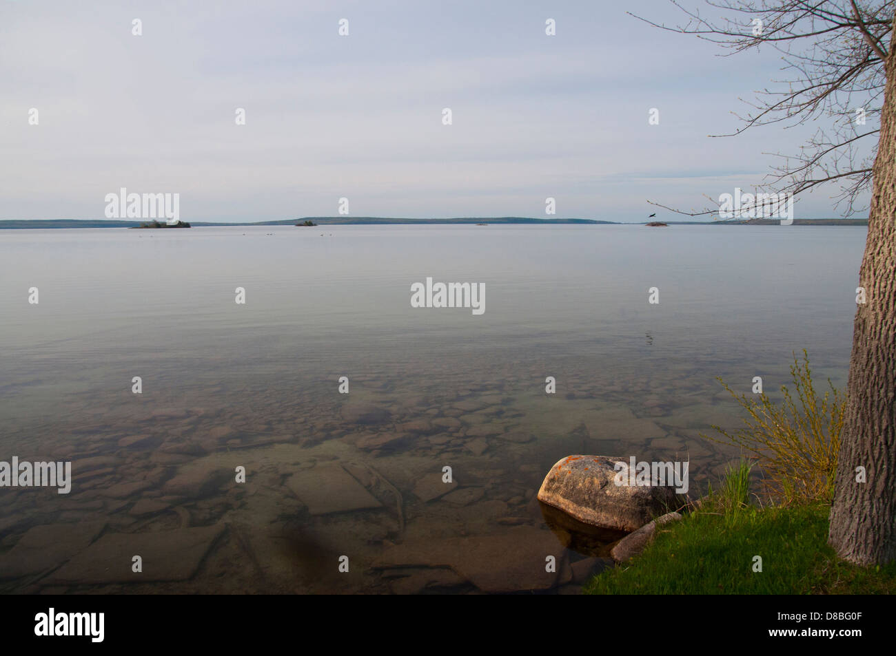 A tranquil view of Lake Manitou, Ontario Stock Photo - Alamy
