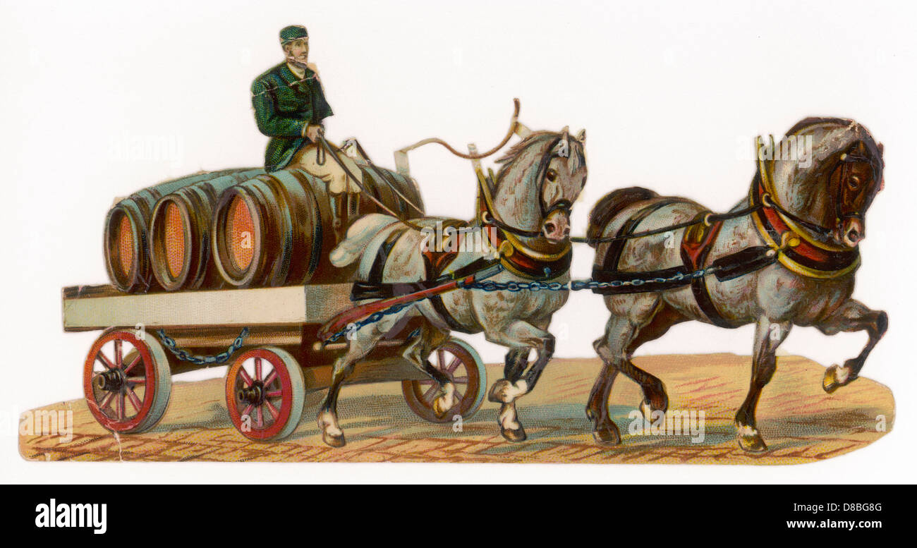 Horse drawn dray hi-res stock photography and images - Alamy