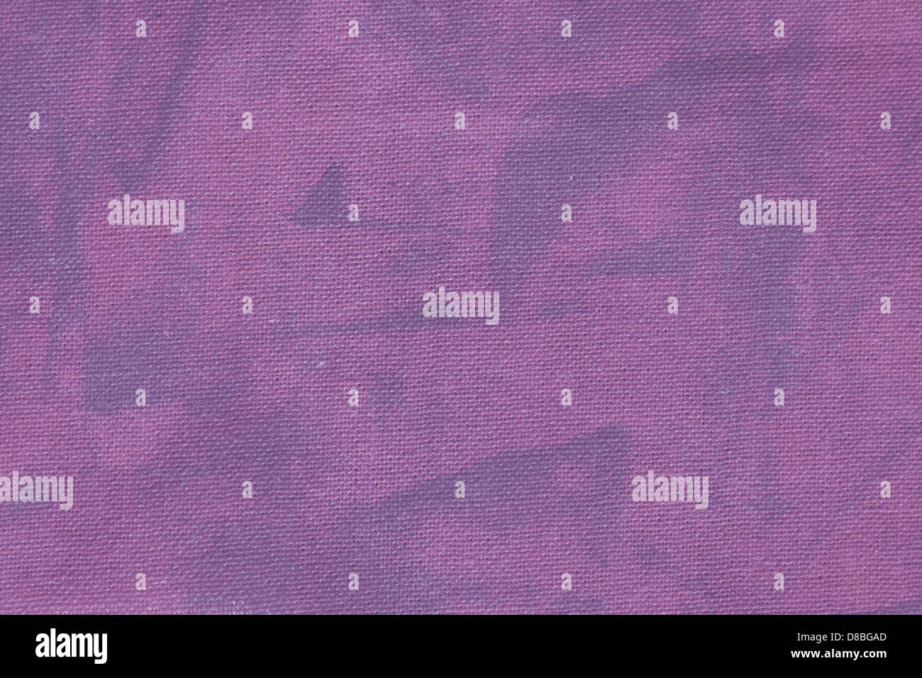 A close-up view of fabric with a random pattern in shades of lavender ...