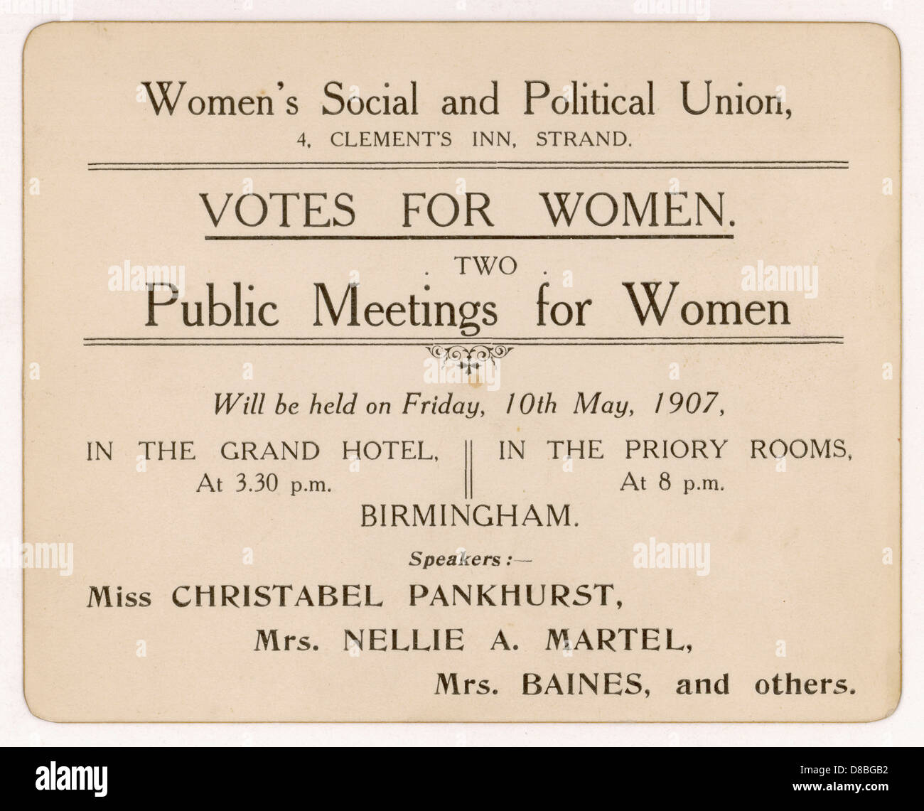 Wspu hi-res stock photography and images - Alamy