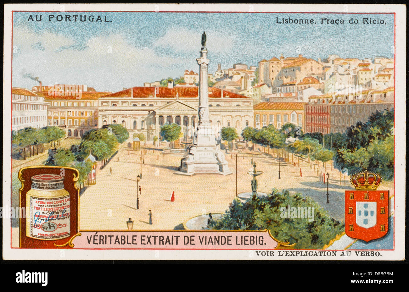 Praca do Ricio - Lisbon, Portugal Stock Photo - Alamy