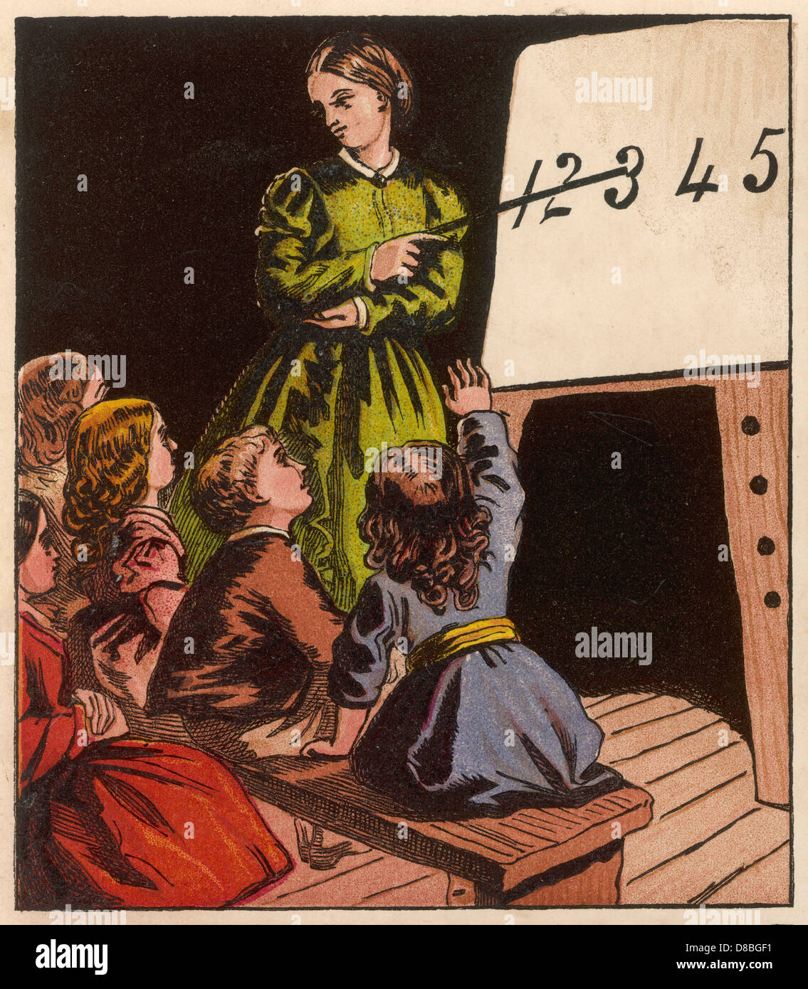Victorian School Lesson High Resolution Stock Photography and Images ...