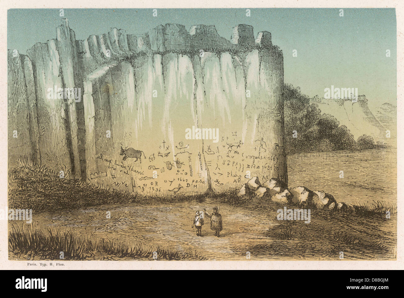 ROCK WRITING USA Stock Photo - Alamy