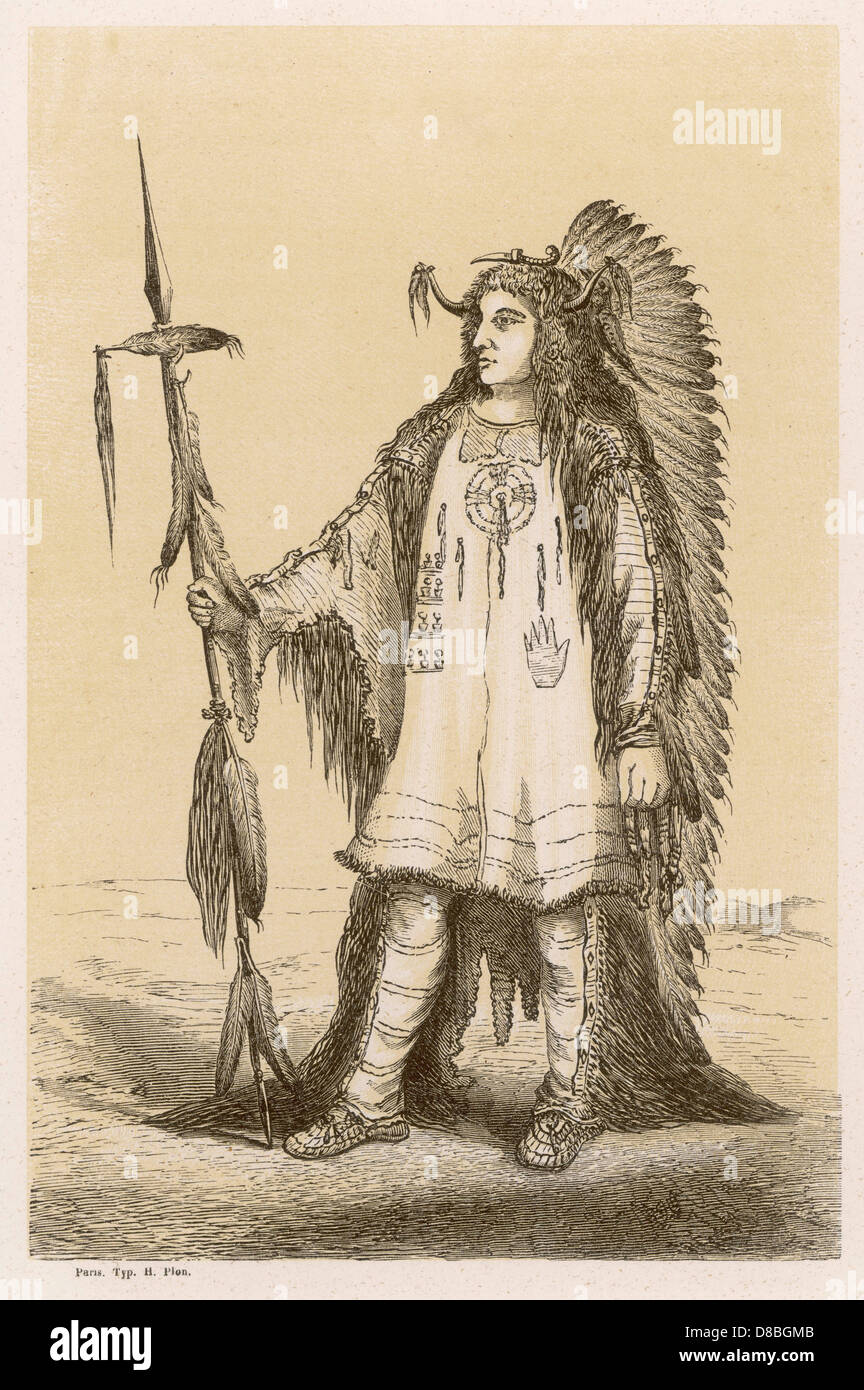 Mandan chief hi-res stock photography and images - Alamy