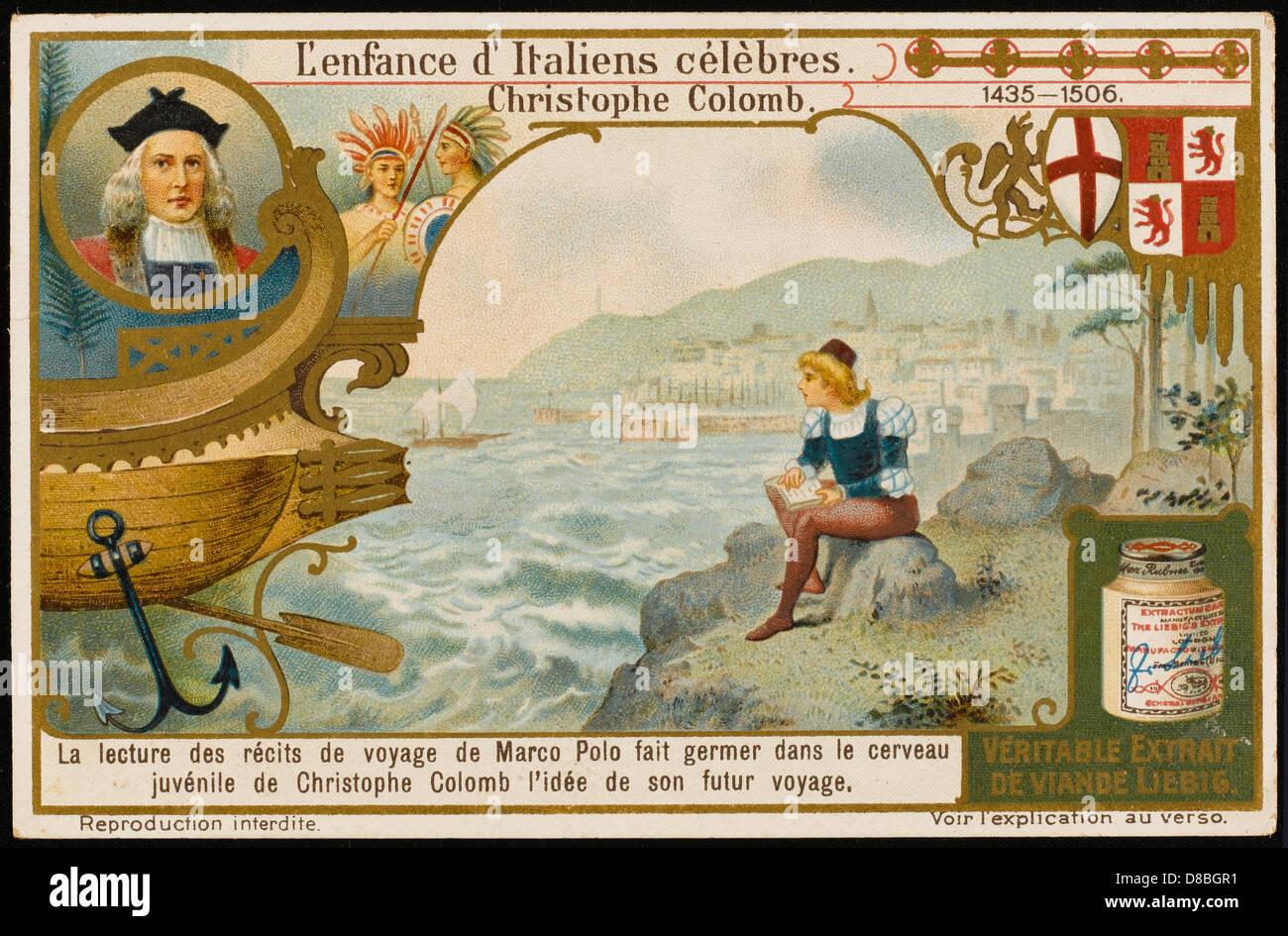 COLUMBUS AS A BOY Stock Photo - Alamy