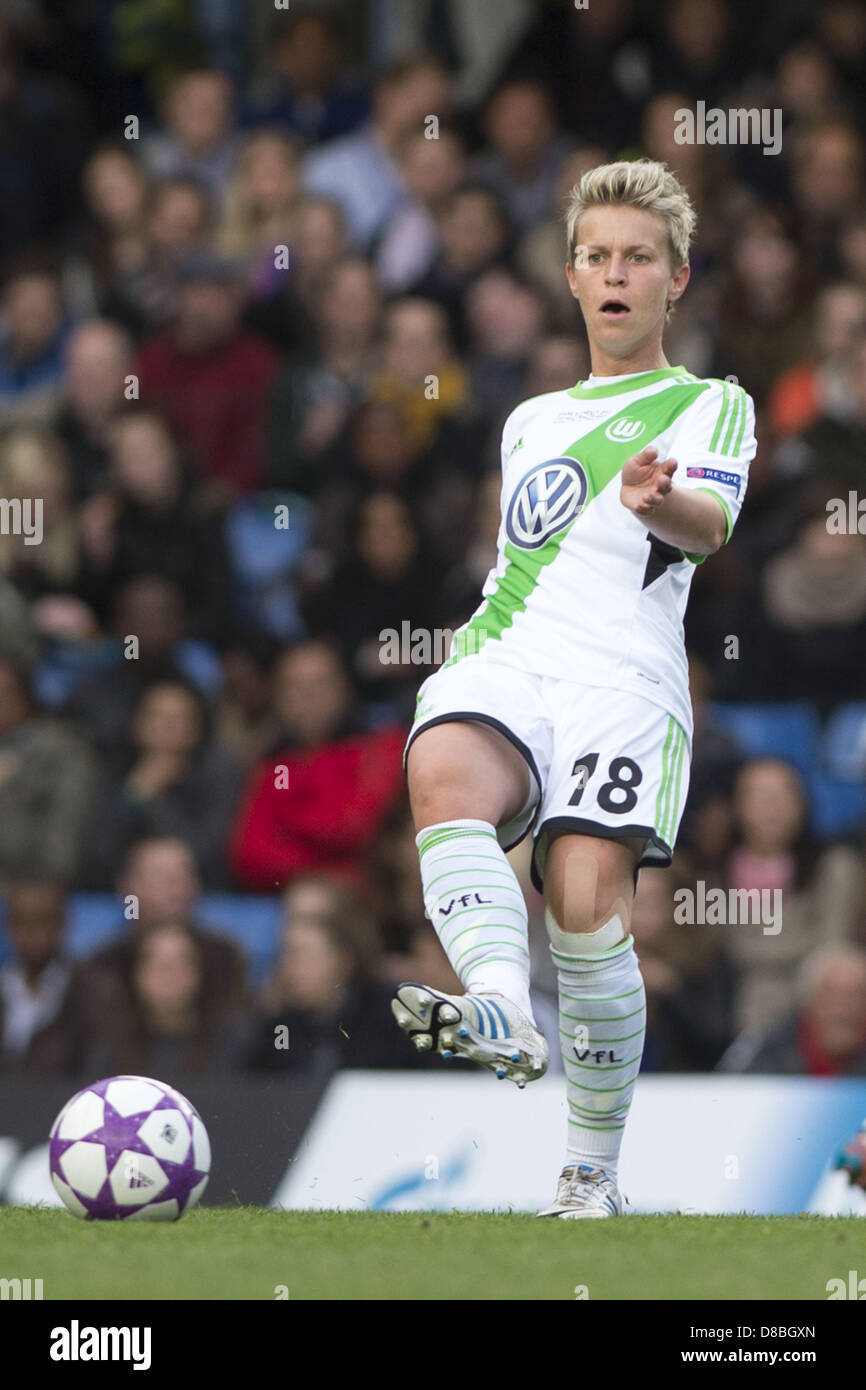 Stamford Bridge, London, UK. May 23rd 2013. Ivonne Hartmann (Wolfsburg ...