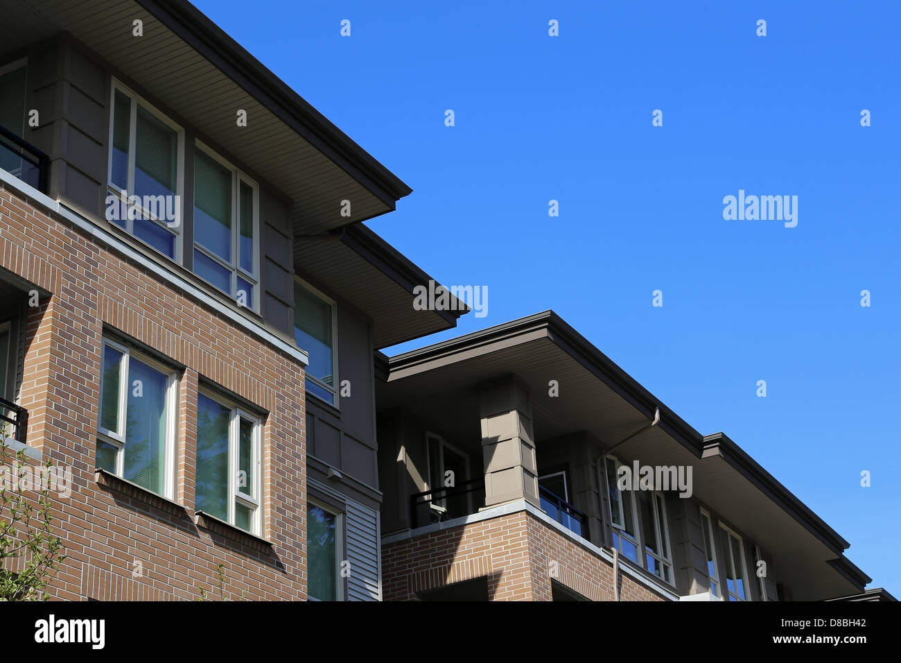 One side of the building Stock Photo - Alamy