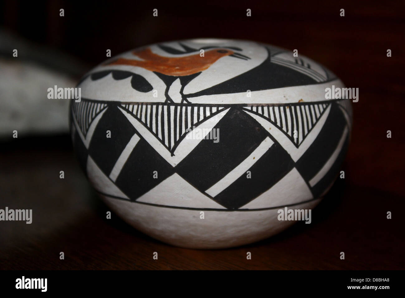 Native American pottery is displayed, showcasing intricate designs and ...
