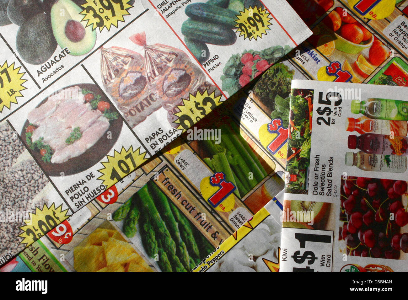 Newspaper advertisement food hi-res stock photography and images - Alamy