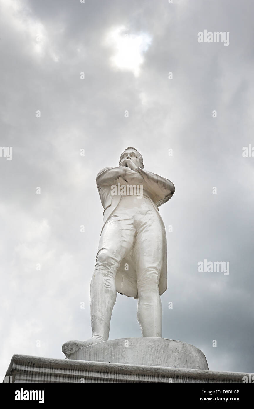 Statue of Sir Tomas Stamford Raffles Stock Photo - Alamy